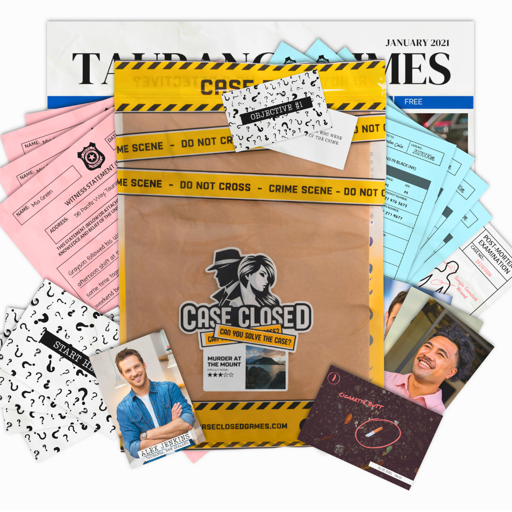 Case Closed | Murder Mystery Games – Case Closed Games AU