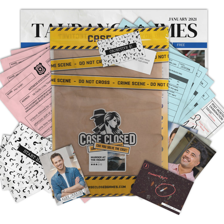 Case Closed | Murder Mystery Games – Case Closed Games AU